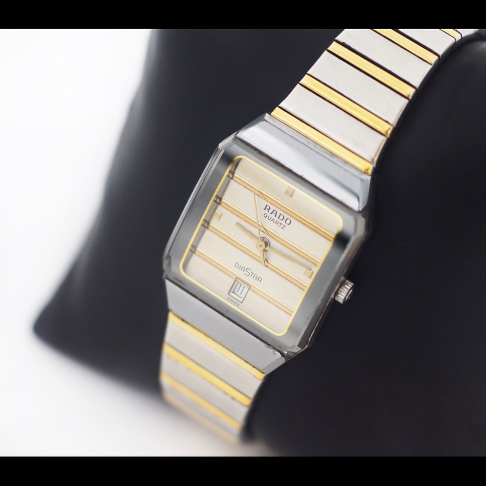 Rado Diastar Quartz Two Tone Steel 23mm Watch - Gem